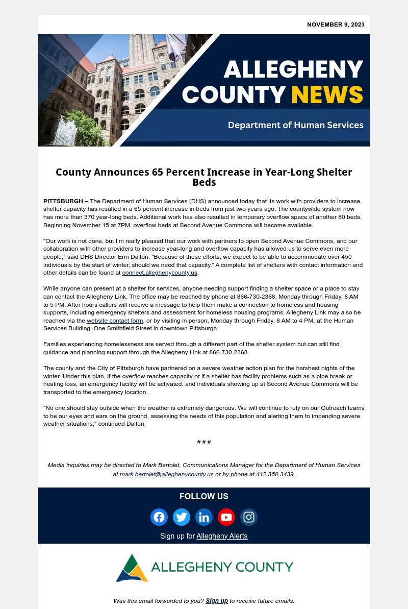 Pittsburgh shelter beds open at Second Avenue Commons